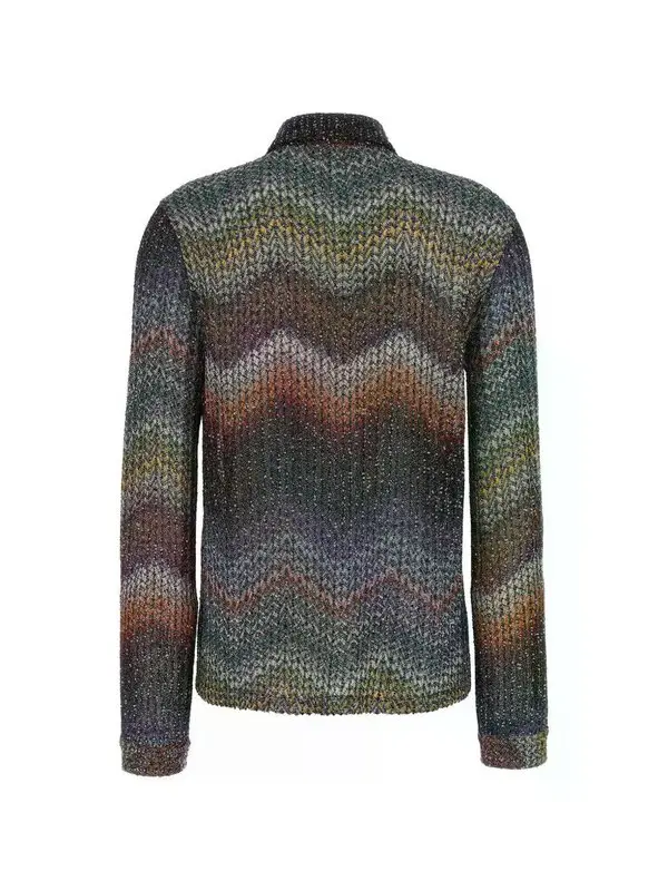Missoni Sequin Zigzag Shirt - Grey