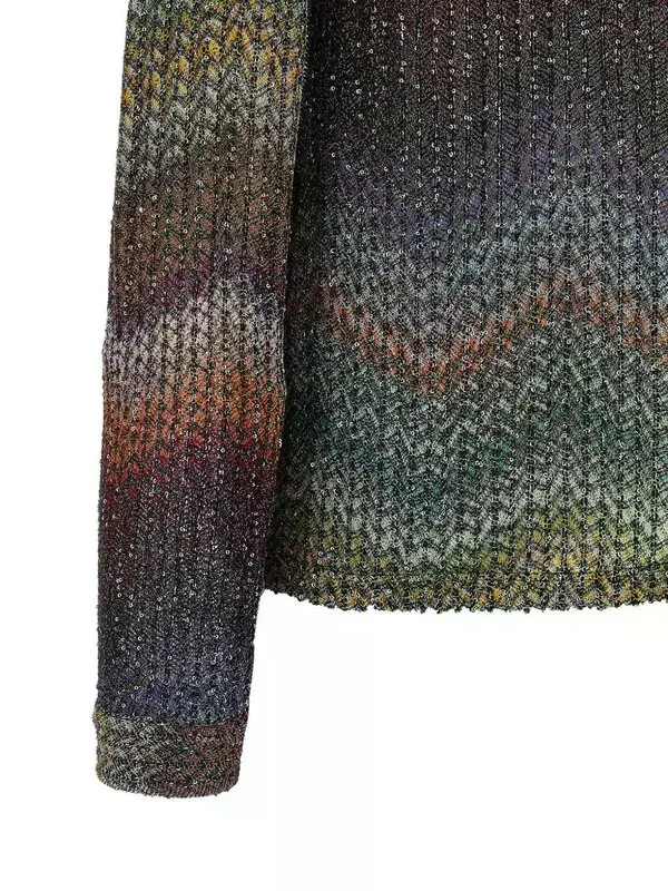 Missoni Sequin Zigzag Shirt - Grey