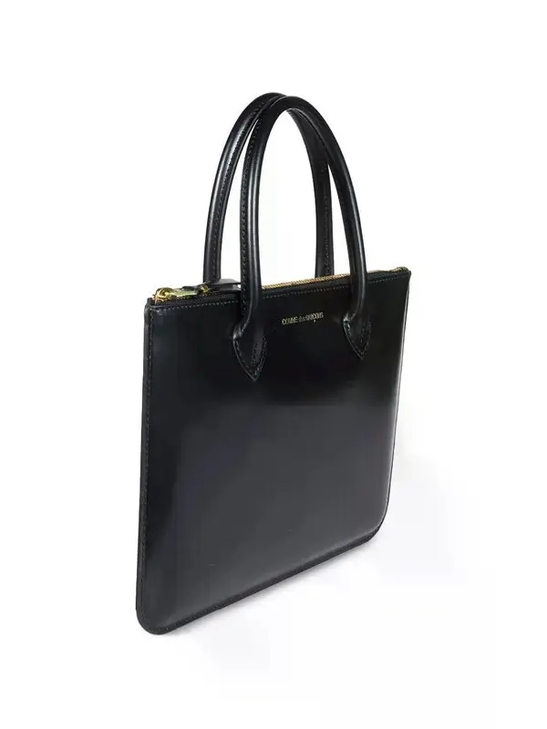 Comme Des Garçons Logo-detail Shoulder Bag - Black