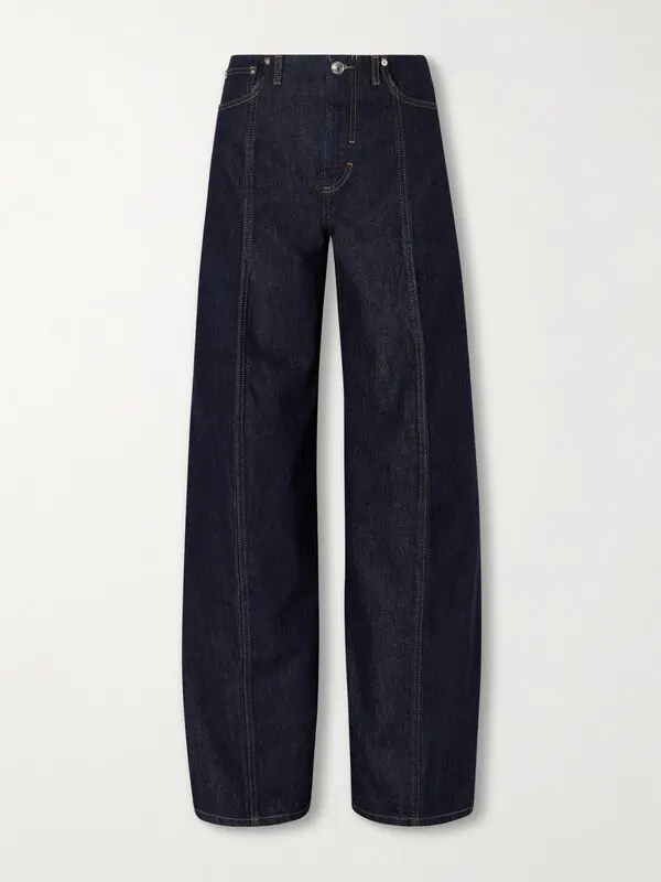 Sportmax Spdora Mid-rise Wide-leg Jeans - Blue