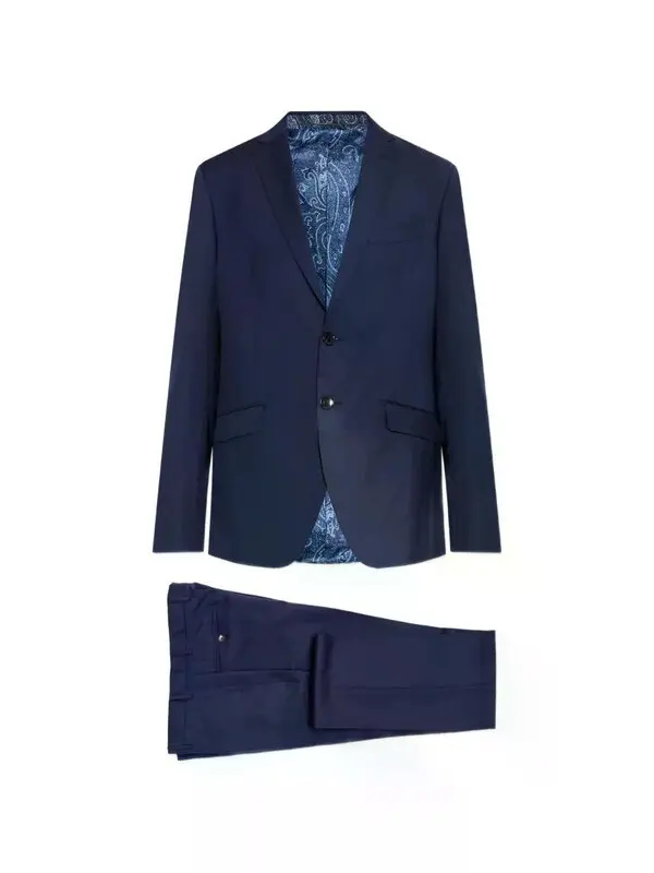 Etro Single-breasted Wool Suit