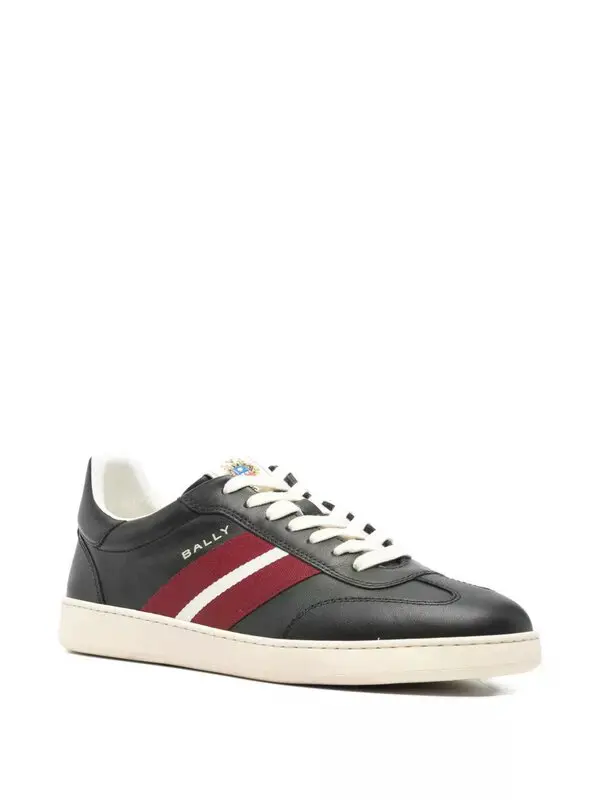 Bally Crest Low Top Sneakers - Black