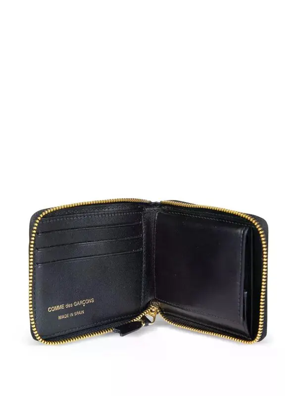 Comme Des Garçons Leather Line Zip Wallet - Black