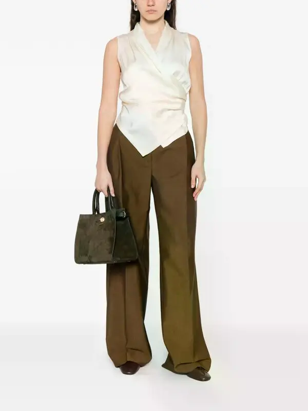 Brunello Cucinelli Sleeveless V-neck Top - Neutrals