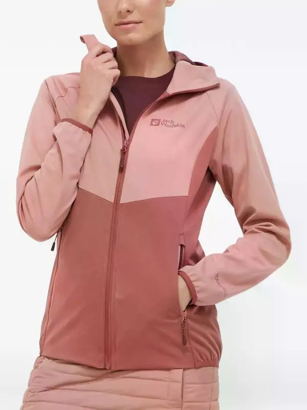 JACK WOLFSKIN Hooded Colour-block Jacket