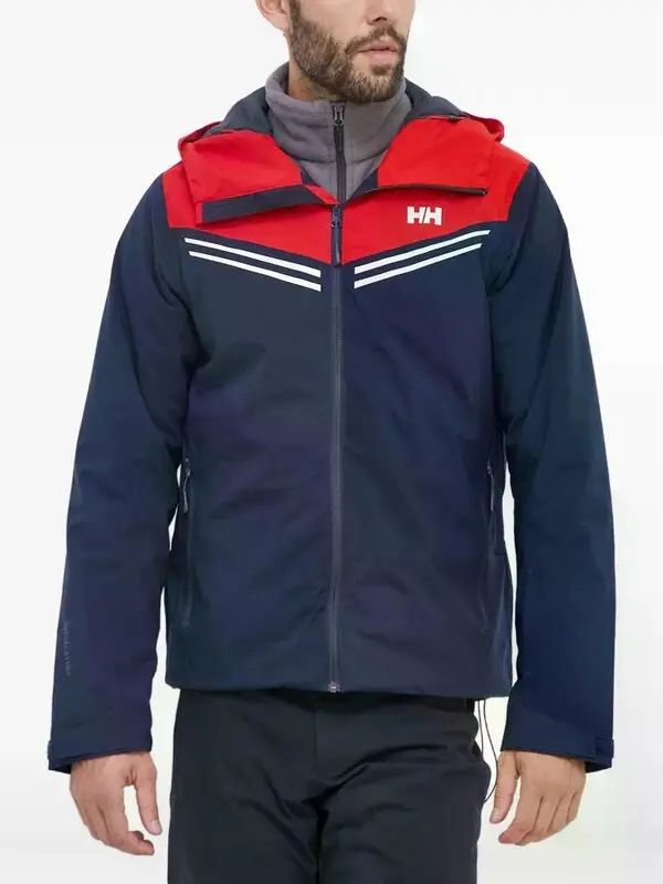 Helly Hansen Hooded Striped Ski Jacket