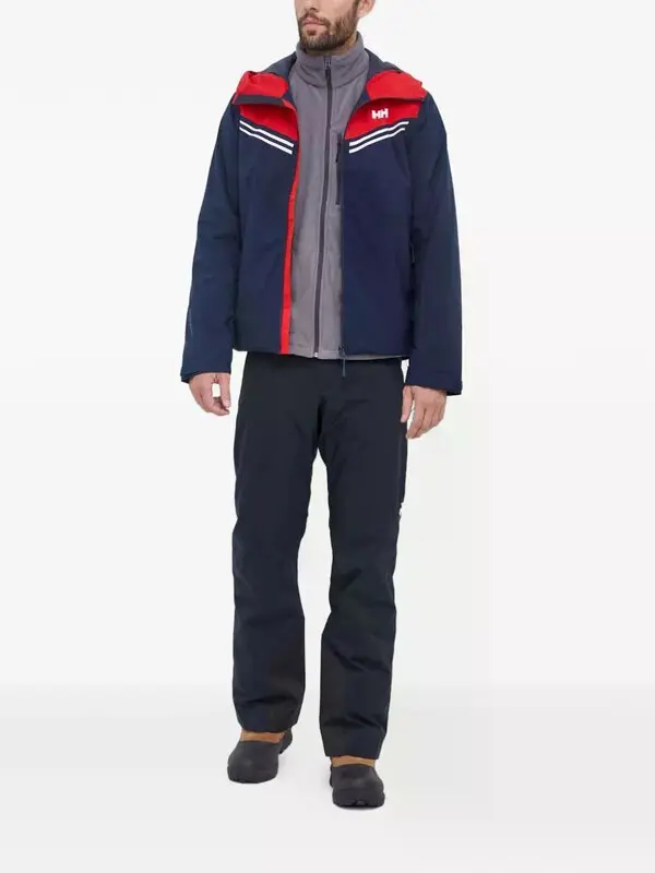 Helly Hansen Hooded Striped Ski Jacket