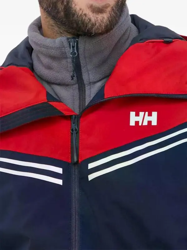 Helly Hansen Hooded Striped Ski Jacket