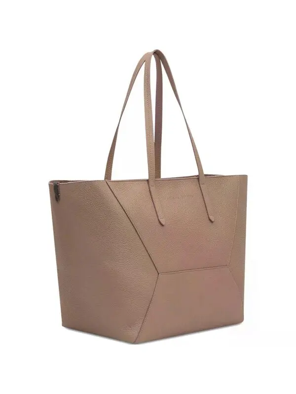 Brunello Cucinelli Two-tone Panelled Tote Bag - Neutrals