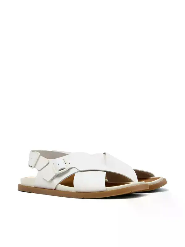 Camper Lluc Buckled Sandals - White