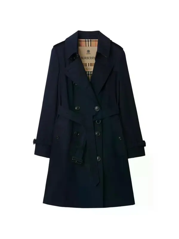Burberry Chelsea Heritage Trench Coat - Blue
