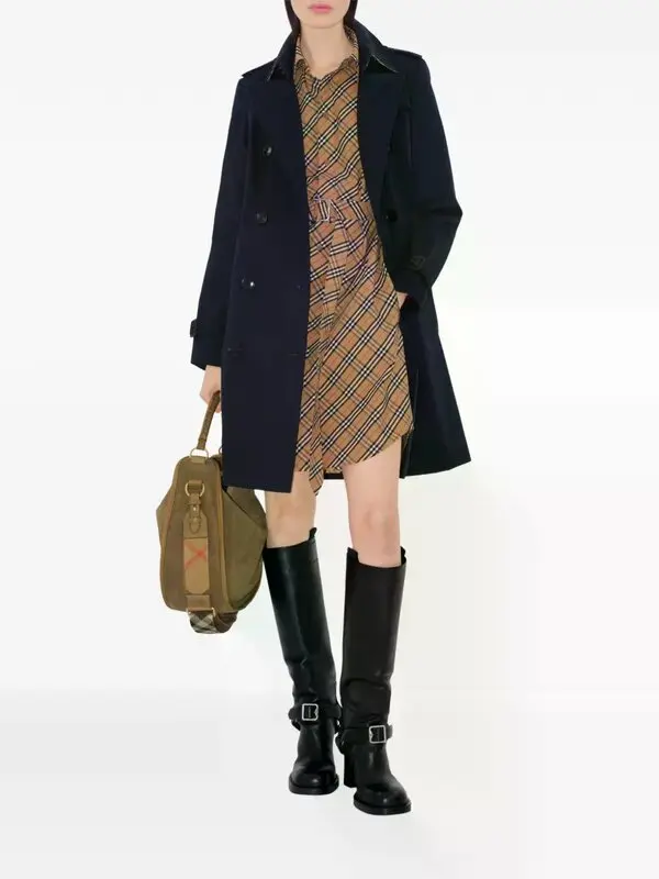 Burberry Chelsea Heritage Trench Coat - Blue