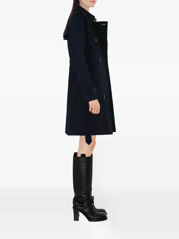 Burberry Chelsea Heritage Trench Coat - Blue