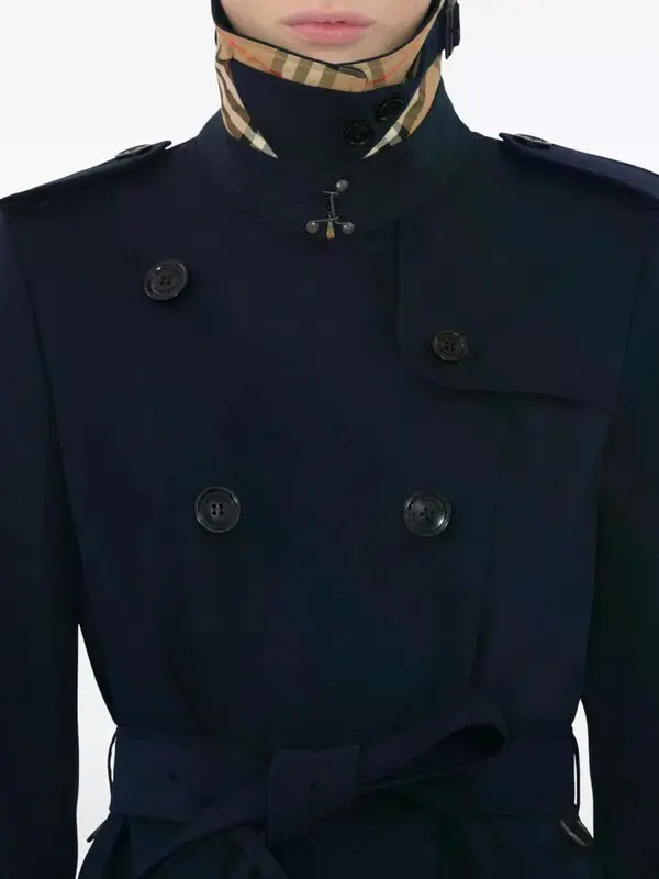 Burberry Chelsea Heritage Trench Coat - Blue