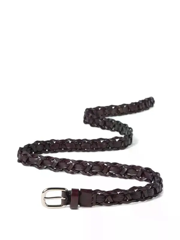 Brunello Cucinelli Braided Leather Belt
