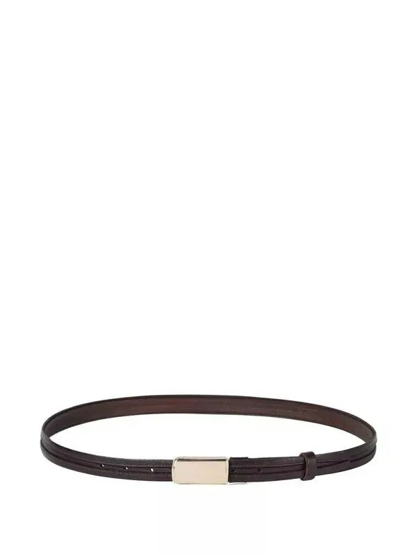 Brunello Cucinelli Box-frame Calf Leather Belt - Brown