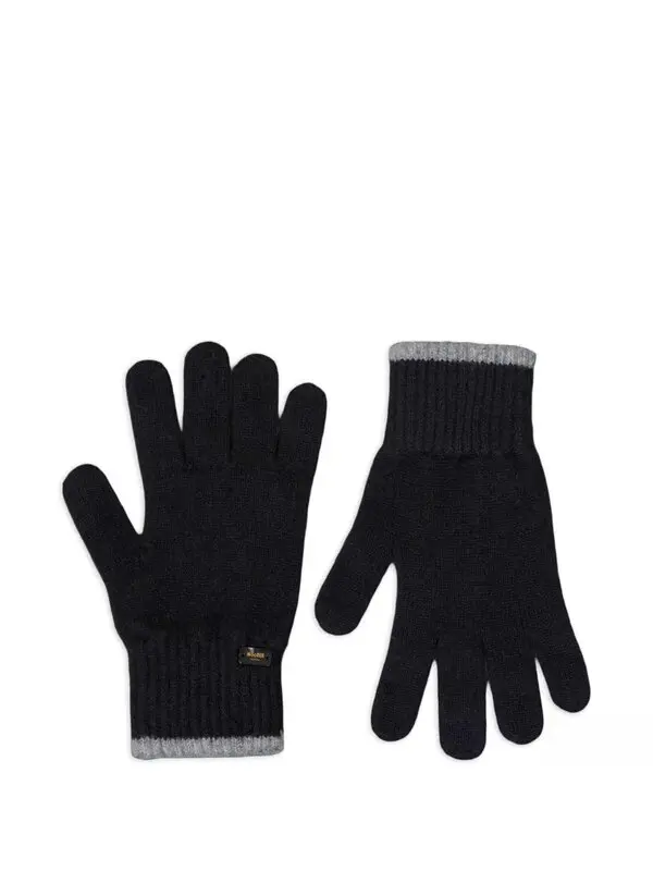 MOORER Easton Ribbed Gloves - Black