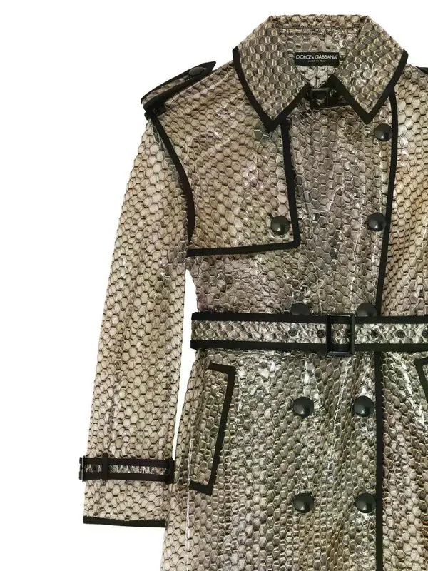 Dolce & Gabbana Belted Trench Coat