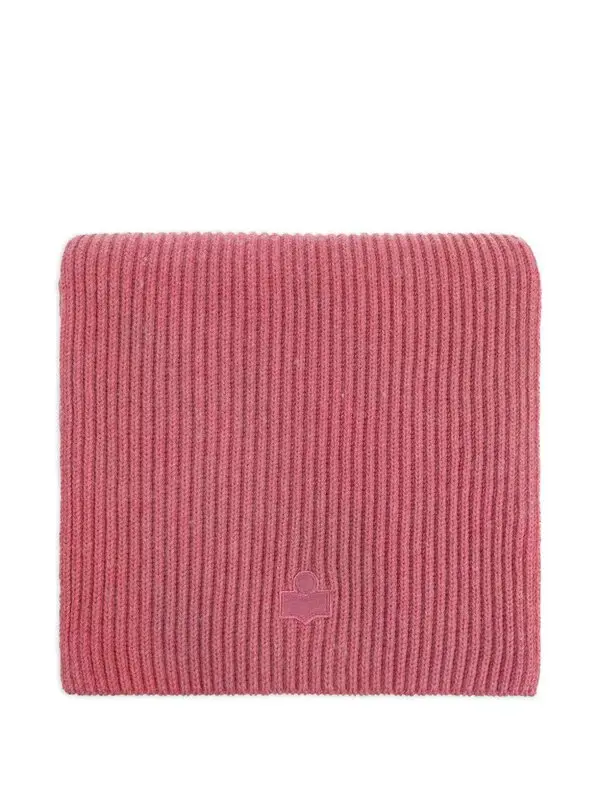 Isabel Marant Marion Ribbed-knit Scarf - Pink
