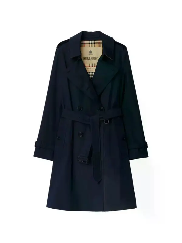 Burberry Kensington Trench Coat - Blue