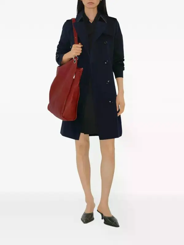 Burberry Kensington Trench Coat - Blue