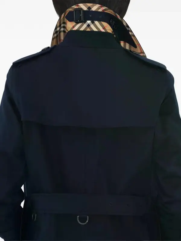 Burberry Kensington Trench Coat - Blue