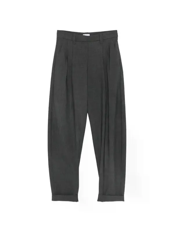 Brunello Cucinelli Pleated Cuffed Trousers