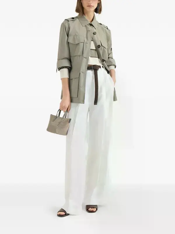 Brunello Cucinelli Flap-pocket Jacket - Neutrals