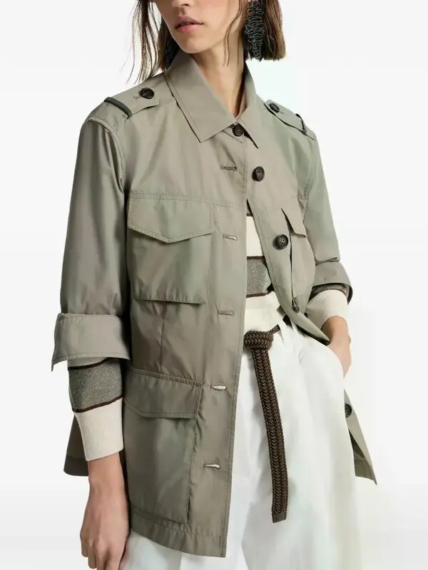 Brunello Cucinelli Flap-pocket Jacket - Neutrals