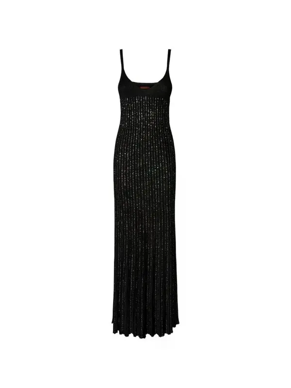 Missoni Spaghetti Strap Knitted Dress