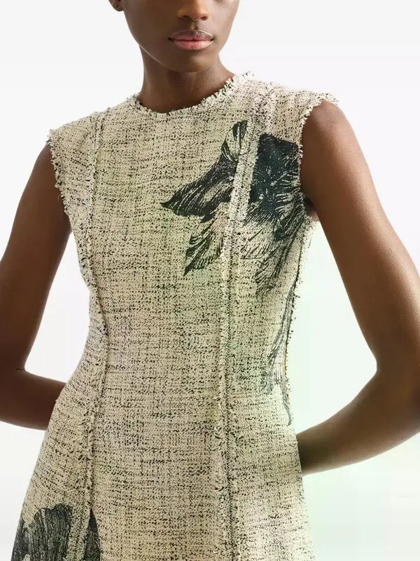 Erdem Floral-print Sleeveless Midi Dress