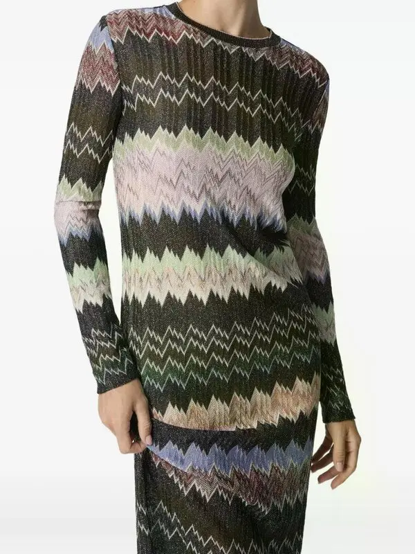 Missoni Zigzag Dress - Black