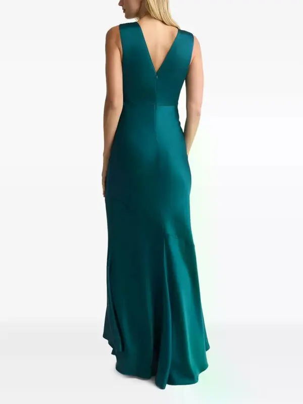 green emerald velvet dress Emmy Dress in Stretch Paillette