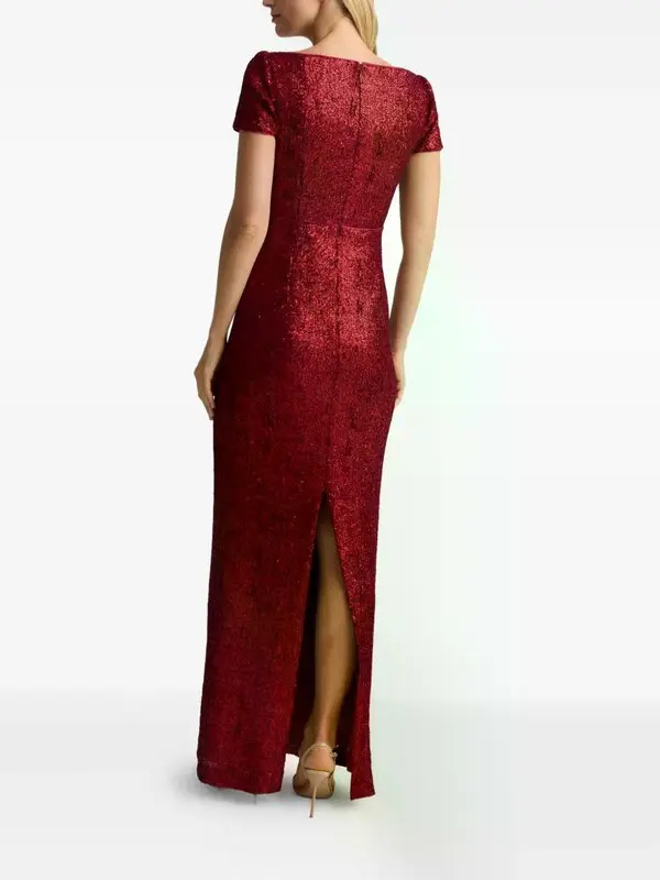 St. John Sequined Maxi Dress