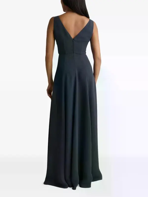 St. John V-neck Maxi Dress