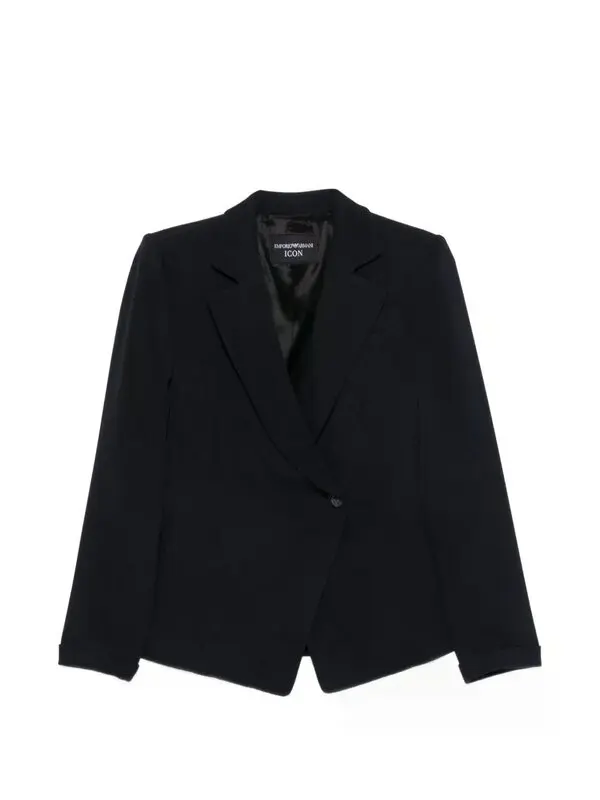 Emporio Armani Double-breasted Blazer - Black
