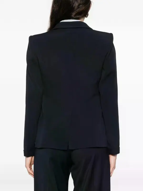 Emporio Armani Double-breasted Blazer - Black