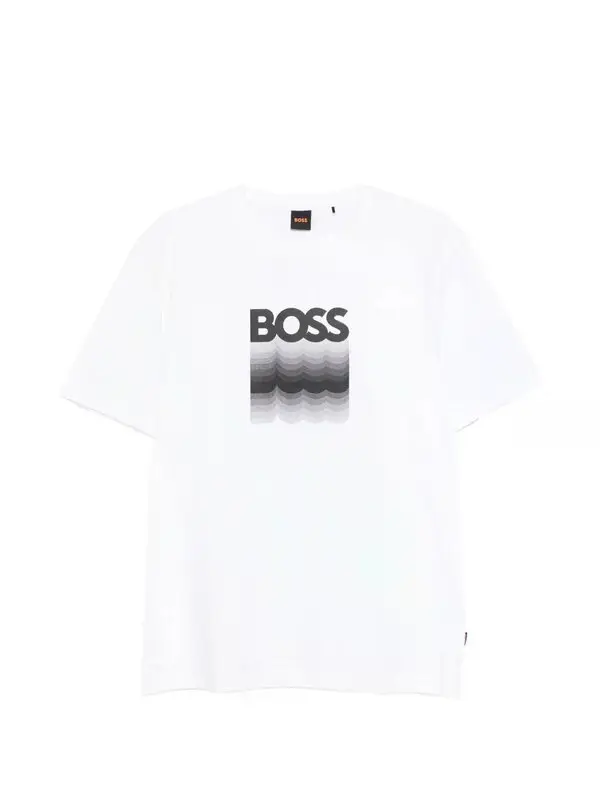 BOSS Logo-graphic T-shirt - White