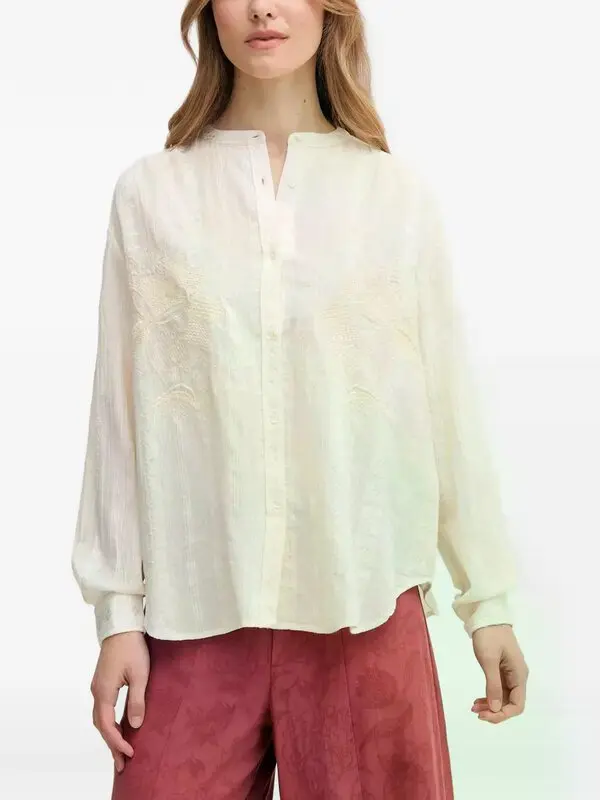 HOSS INTROPIA Floral-embroidered Blouse