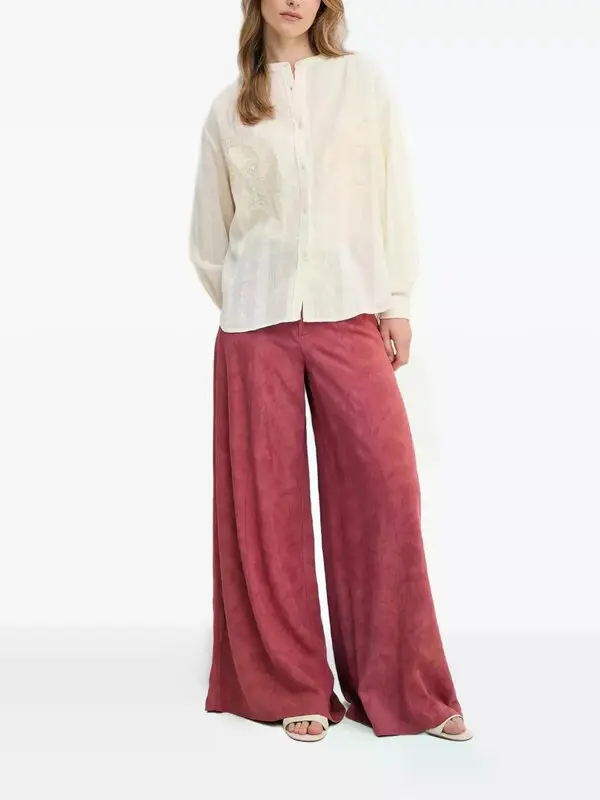 HOSS INTROPIA Floral-embroidered Blouse