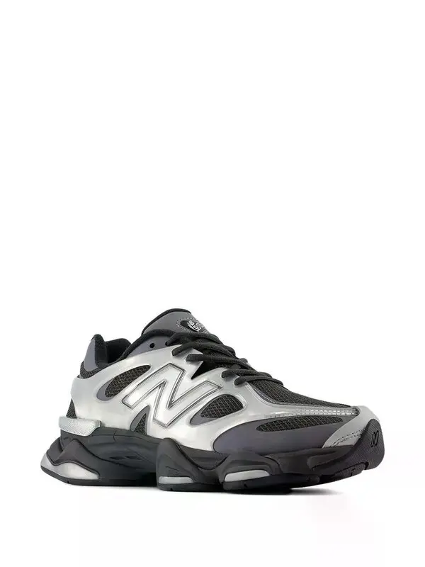 NEW BALANCE 9060x Caged Metallic Sneakers - Grey