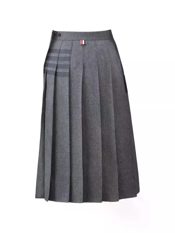 Thom Browne Pleated Stripe Skirt
