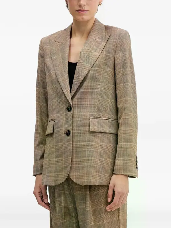 Sisley Checked Blazer