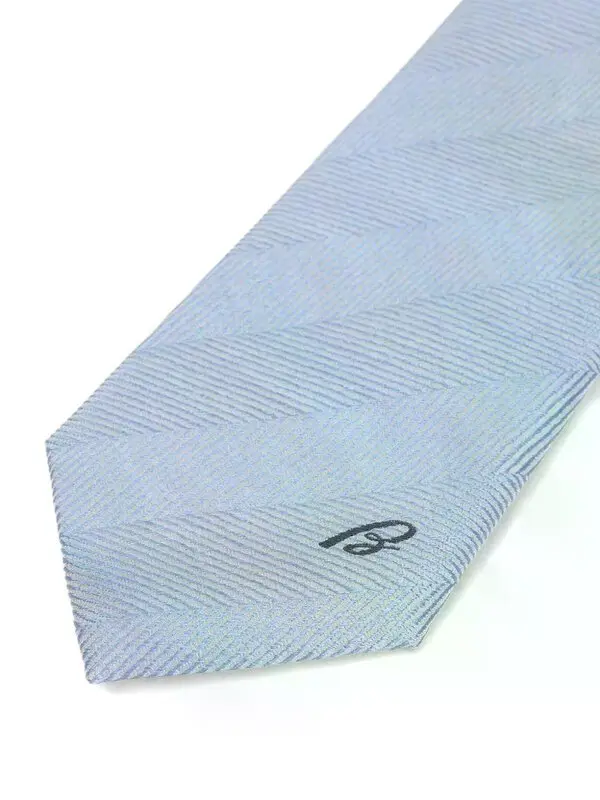 Brioni Herringbone Silk Tie
