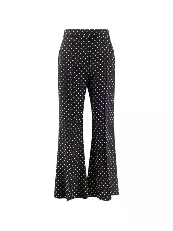 Valentino Garavani Polka-dot Flared Trousers