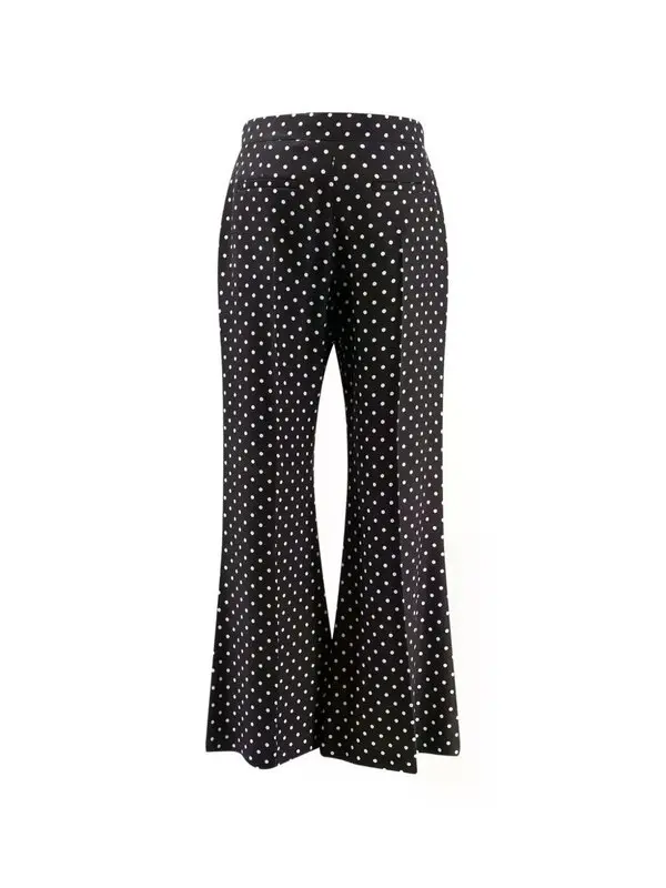 Valentino Garavani Polka-dot Flared Trousers