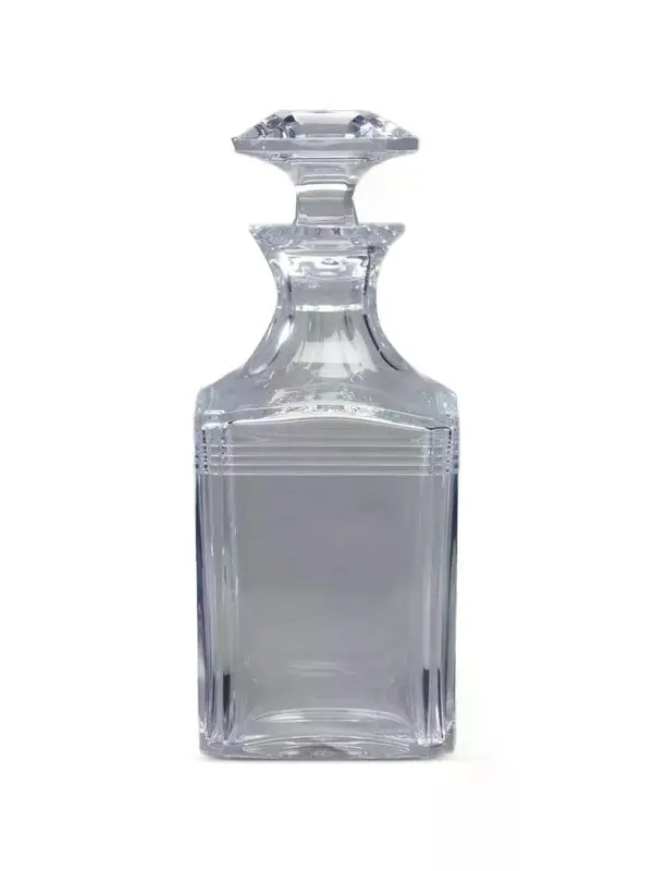 Thom Browne 4-bar Crystal Whiskey Carafe - White