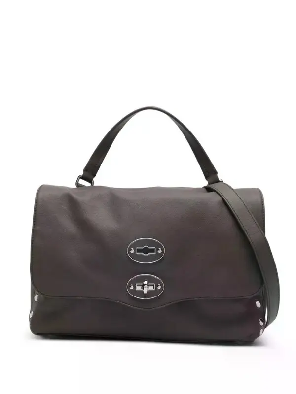 ZANELLATO Postina Stud Lock Detail Tote Bag