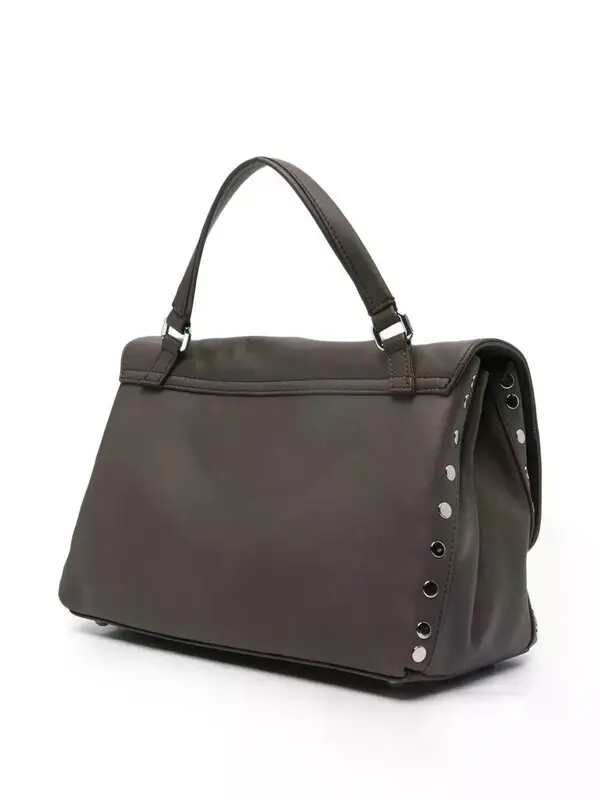 ZANELLATO Postina Stud Lock Detail Tote Bag