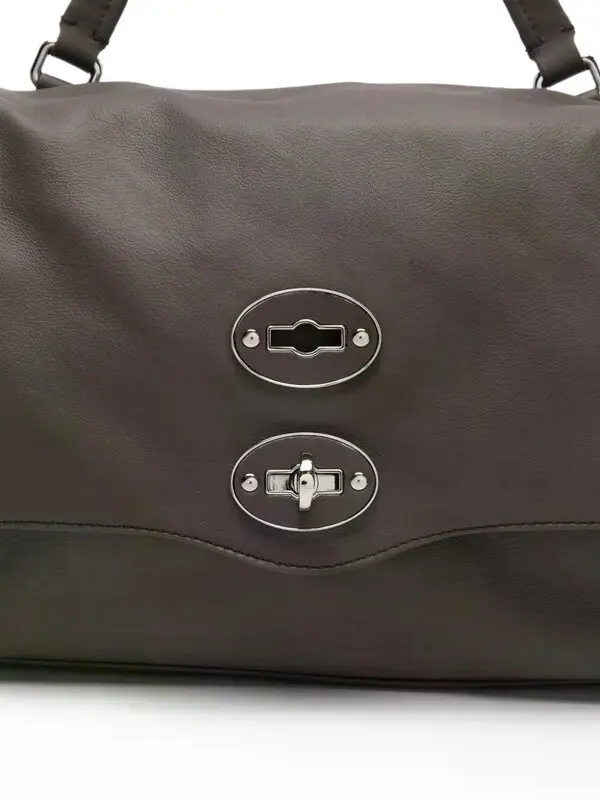 ZANELLATO Postina Stud Lock Detail Tote Bag